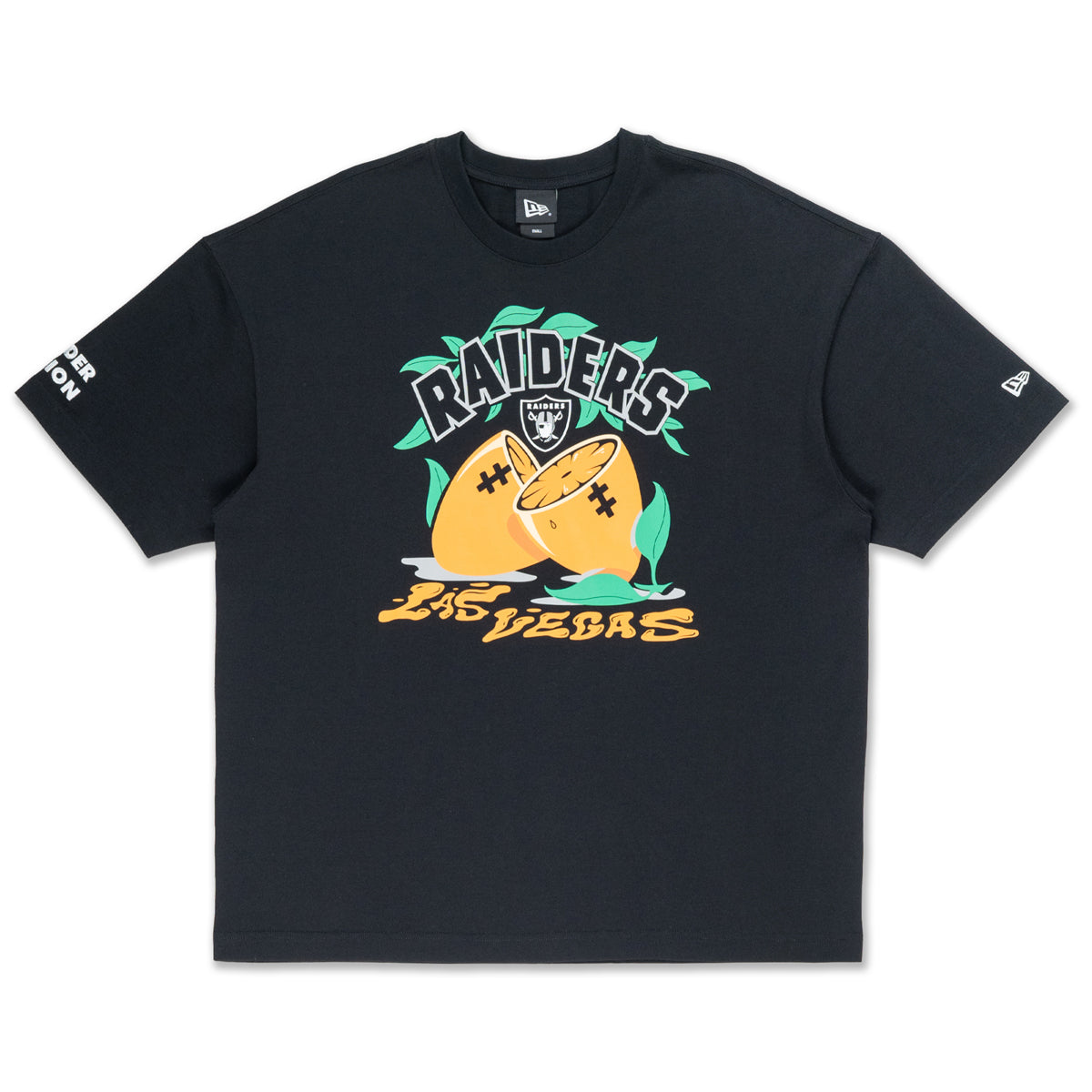 New Era เสื้อยืดแขนสั้นรุ่น Las Vegas Raiders Nfl Fun Graphic Black Ov ...