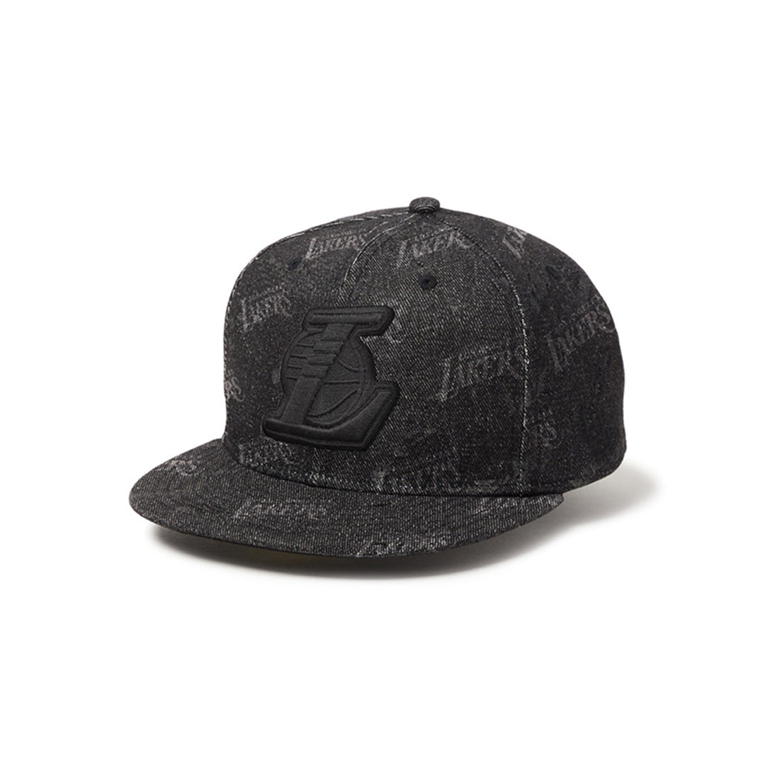 New Era หมวกรุ่น Los Angeles Lakers Laser Burn Out Black 59Fifty Cap ...