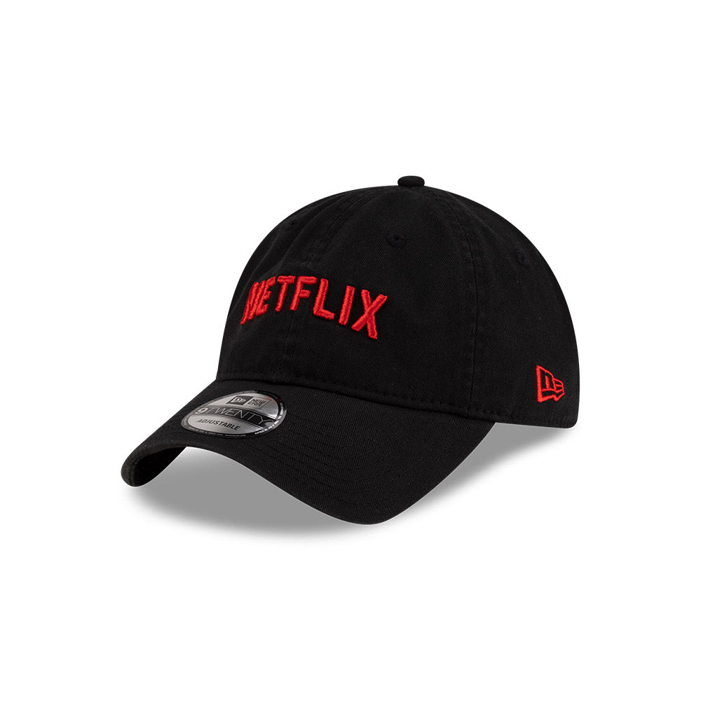 New Era หมวกรุ่น New Era X Netflix Netflix Logo Black 9Twenty Cap – New ...