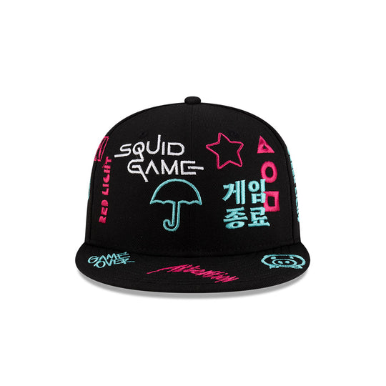 New Era หมวกรุ่น New Era X Netflix Squid Game Black 59Fifty Cap – New ...